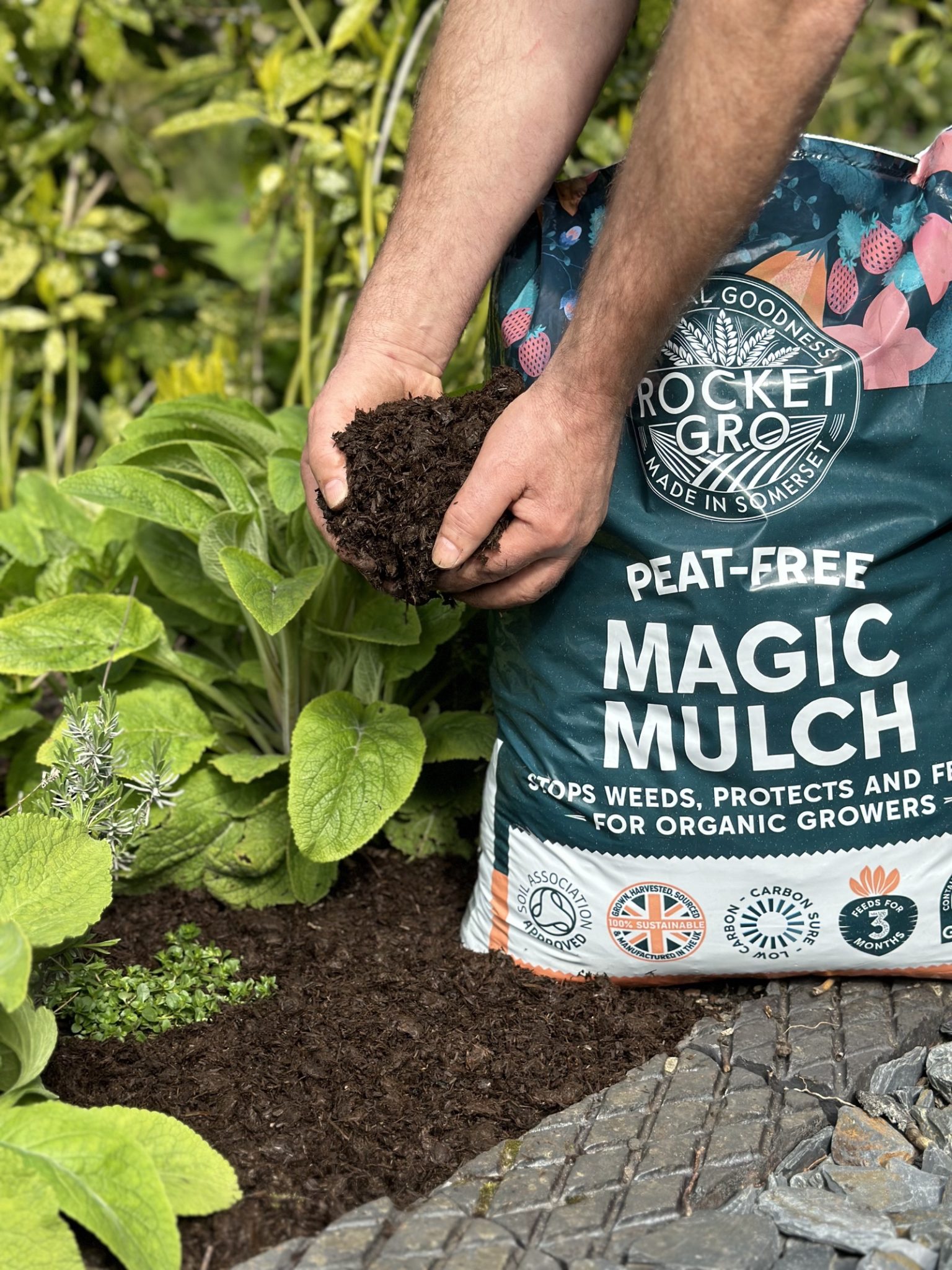 Peat-free garden mulch | Organic & Peat Free made in Somerset